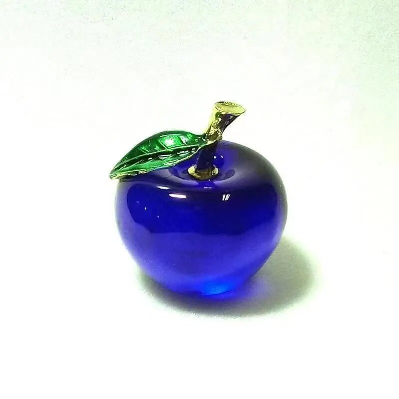 Эксклюзивное хрустальное яблоко для творческого декора и праздничного подарка