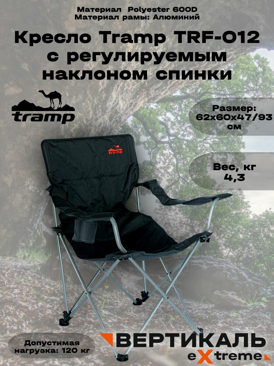 Кресло Tramp TRF-012 с регулируемым наклоном спинки