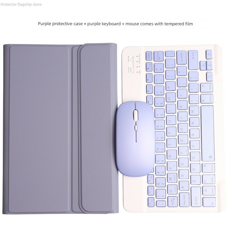 Подходит для Lenovo Qitian K11 Gen2 2023, защитный чехол с Bluetooth-клавиатурой, тачпадом, мышью 11.5inch планшета