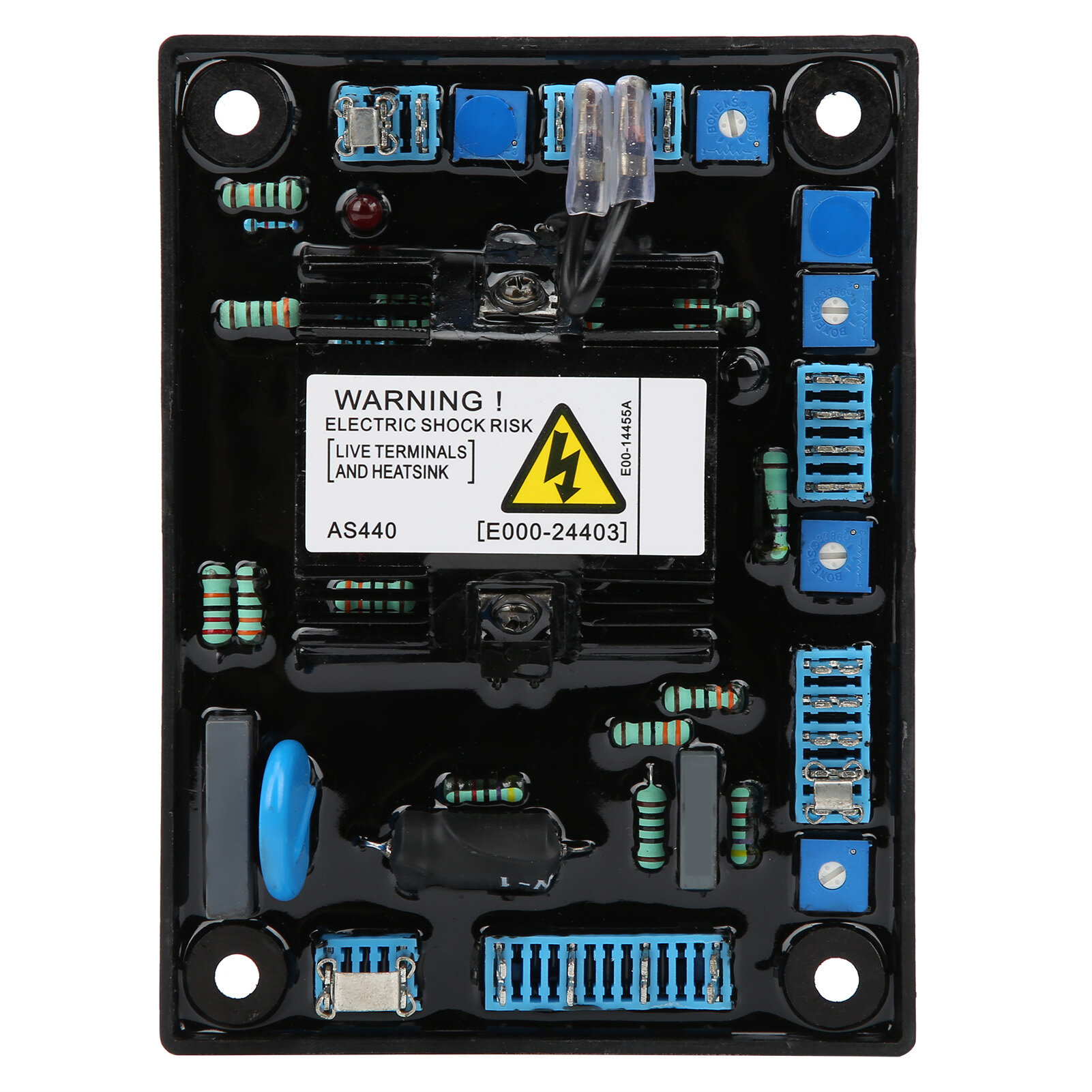 Плата Автоматического Регулятора Напряжения генератора С Бесщеточным Возбуждением AVR Модуль Стабилизатора AS440