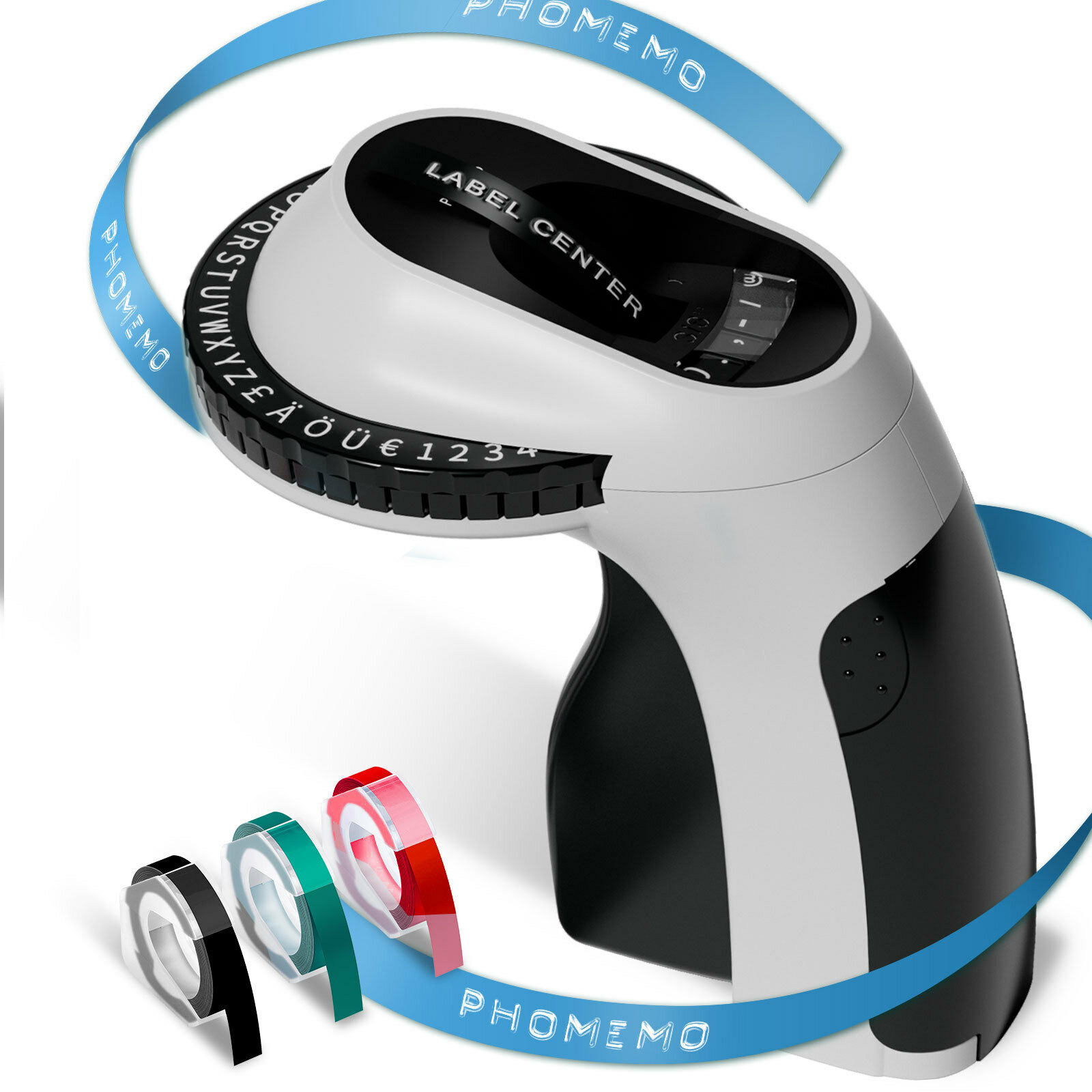 Портативный принтер для этикеток Phomemo E975, мини-стикер-принтер с механическим тиснением, домашний принтер для этикеток.