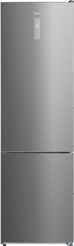 Холодильник MIDEA MDRB489FGE02OE стальной (FNF, дисплей, 201 см)