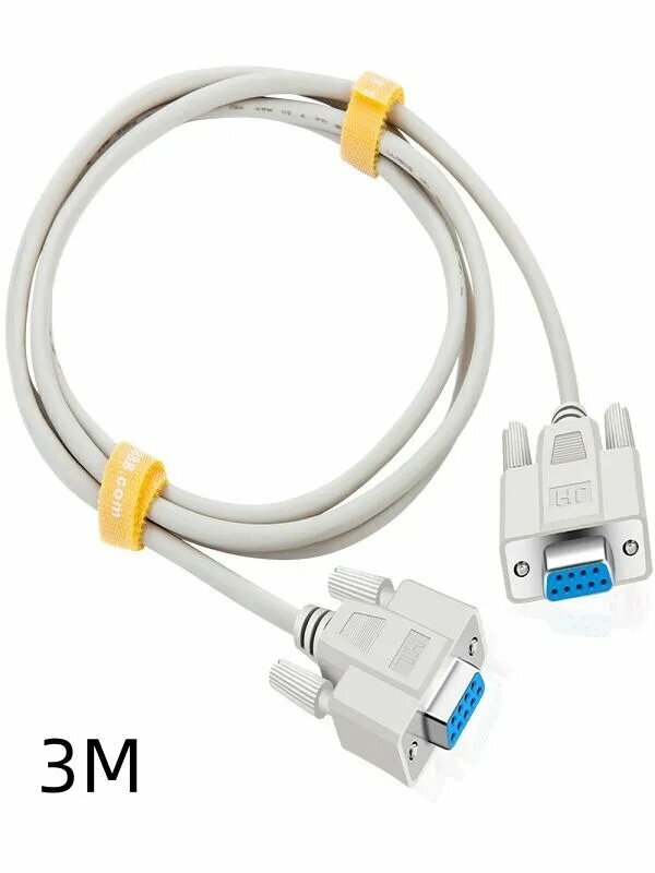 Кабель для компьютерной периферии COM-порт, 3 м, серый