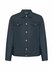 Куртка FRANZESE Flap-pocket linen shirt jacket, размер 58, blue
