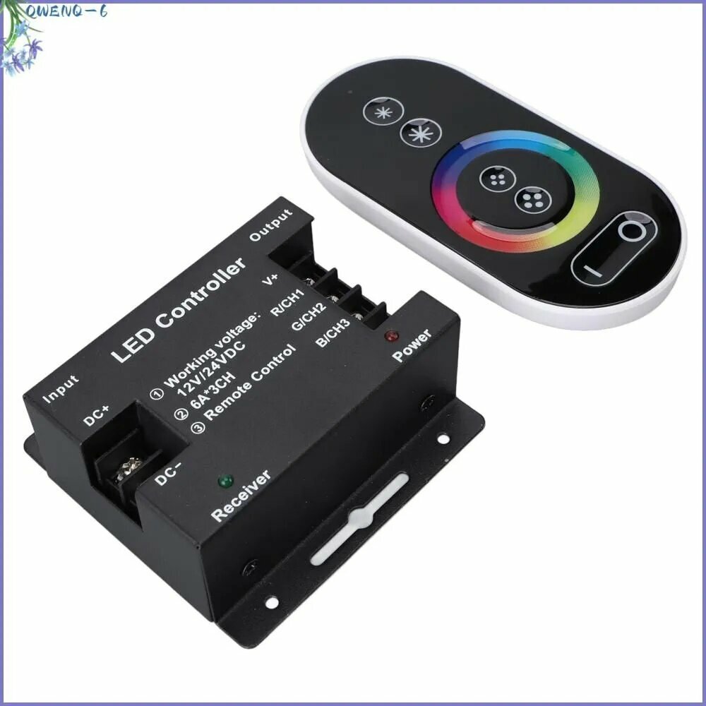 RGB LED Дистанционный контроллер, мощный, беспроводной, для LED лент