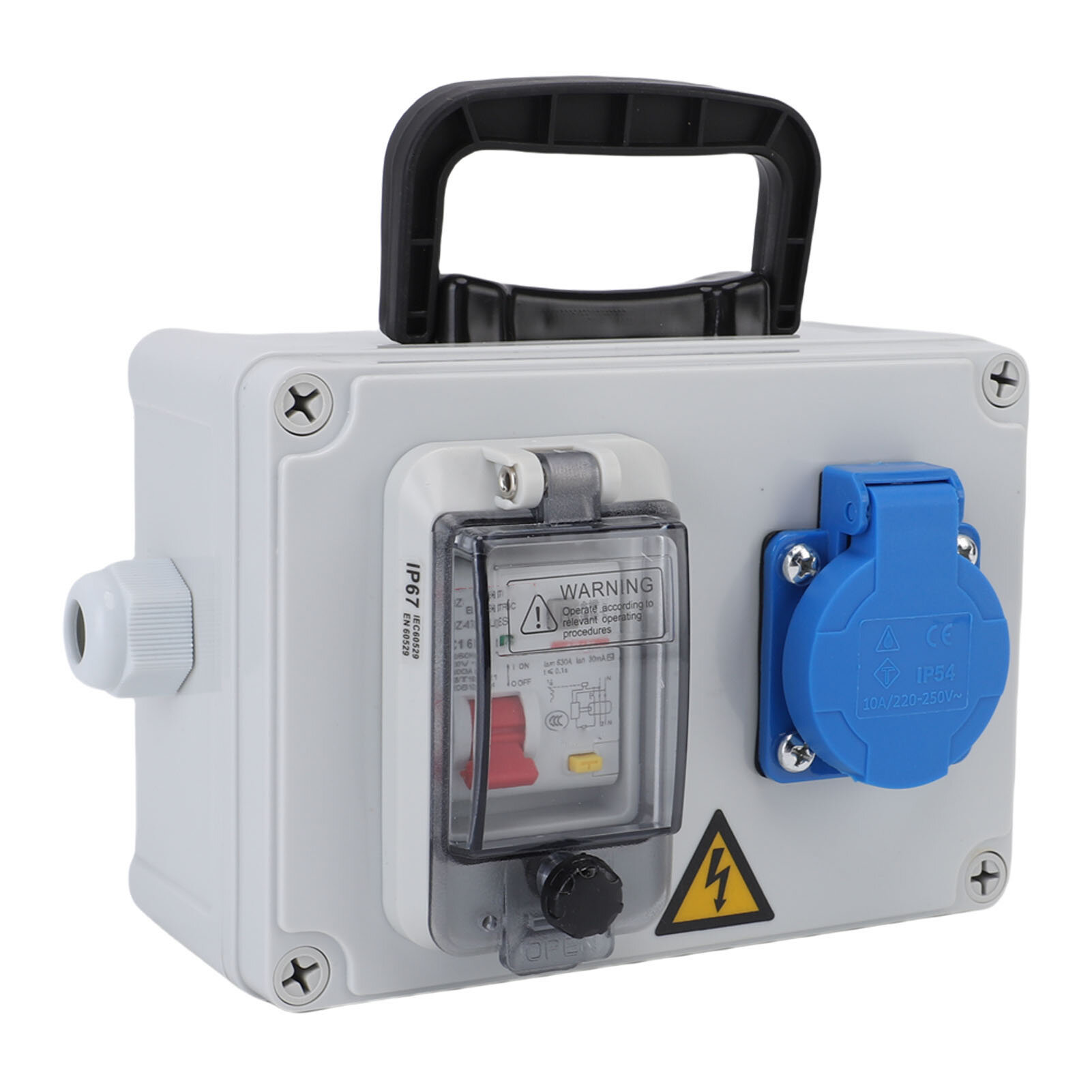 Наружный распределительный щиток 175x125x75 мм, IP44-67