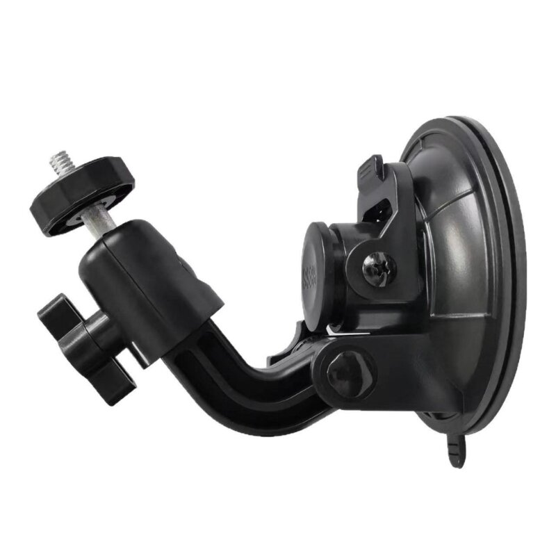 Поворотное на 360 Градусов Крепление Видеорегистратора с Прочной Присоской 1/4 Винта для Автомобильных Видеорегистраторов Камер