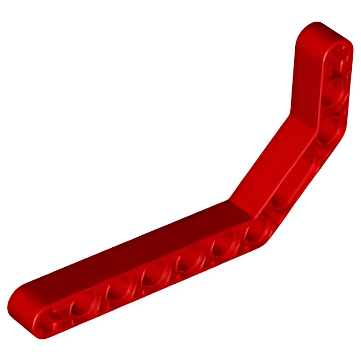 Деталь LEGO Technic, Liftarm, Modified Bent Thick 1 x 11.5 Double 32009 Red U