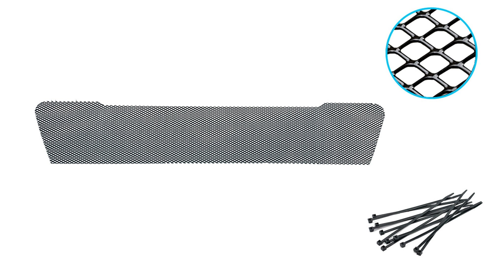 Защитная сетка радиатора для NISSAN NOTE 2009-2014 (I рестайлинг), низ, 1шт