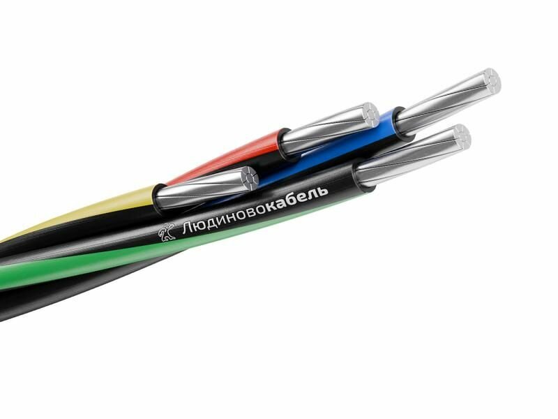 Провод высоковольтный Людиновокабель СИП-4, 4х25 мм2, 0.6/1 кВ, для ЛЭП