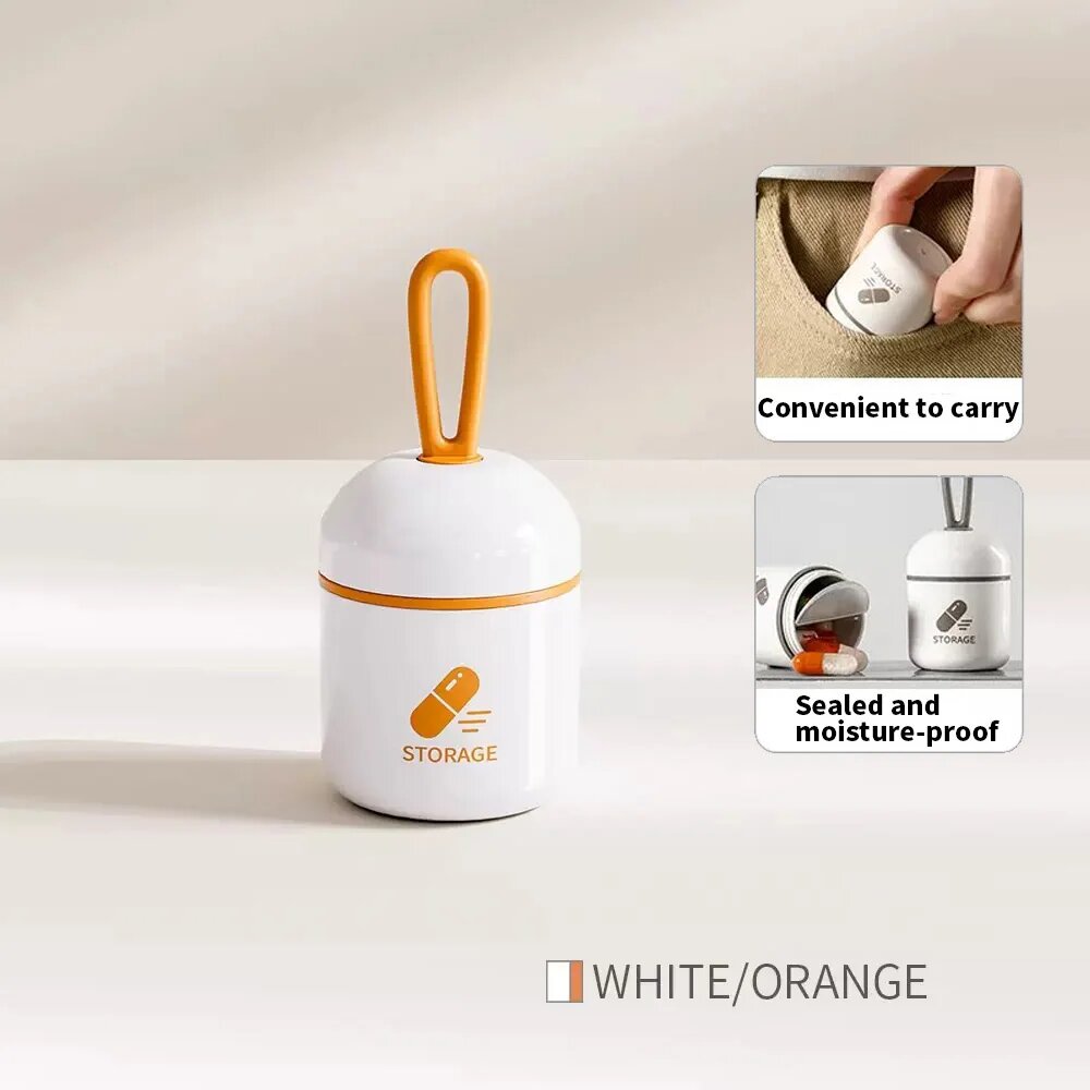Мини-коробка для лекарств White Orange