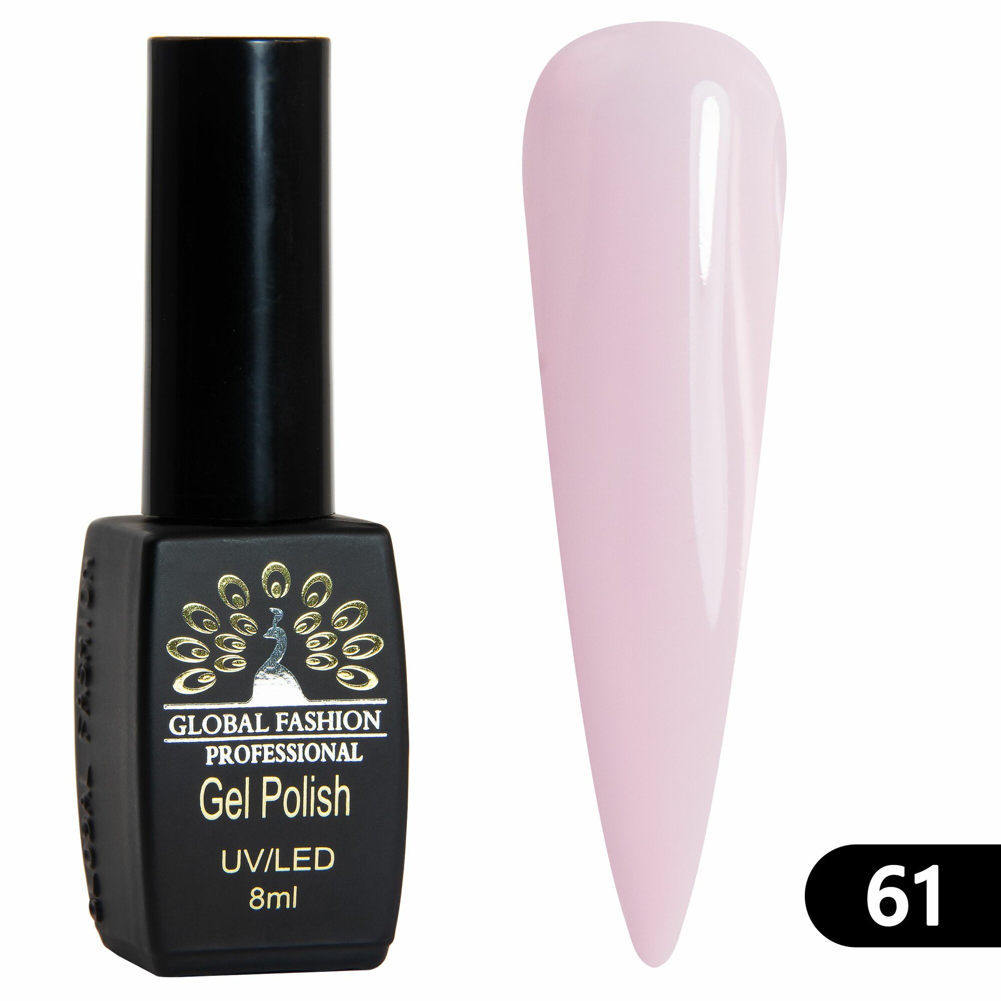 Global Fashion, Гель-лак Black Elite №061