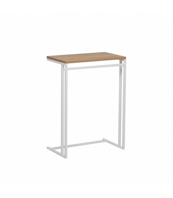 Стол приставной Leset Стилвуд 1, белый / дуб крафт золотой