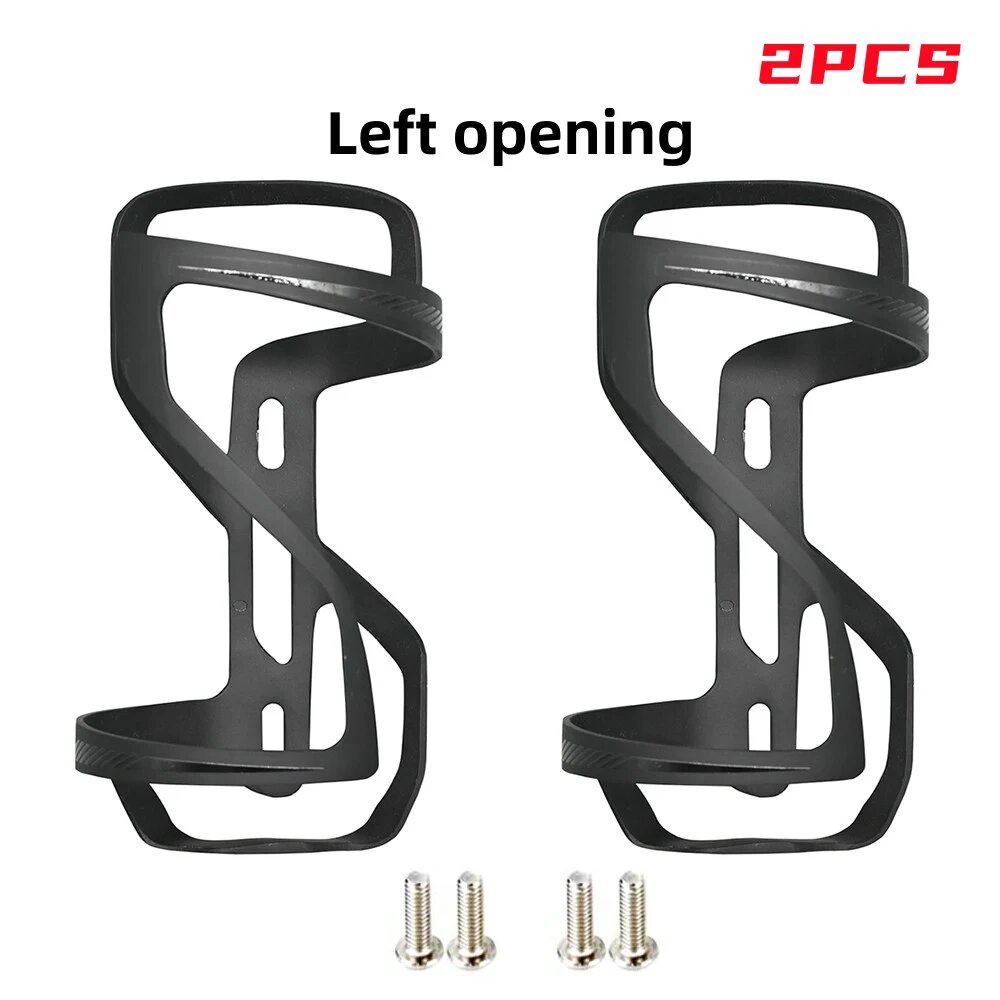 Держатели бутылок для воды, 2 шт, черные, Left opening
