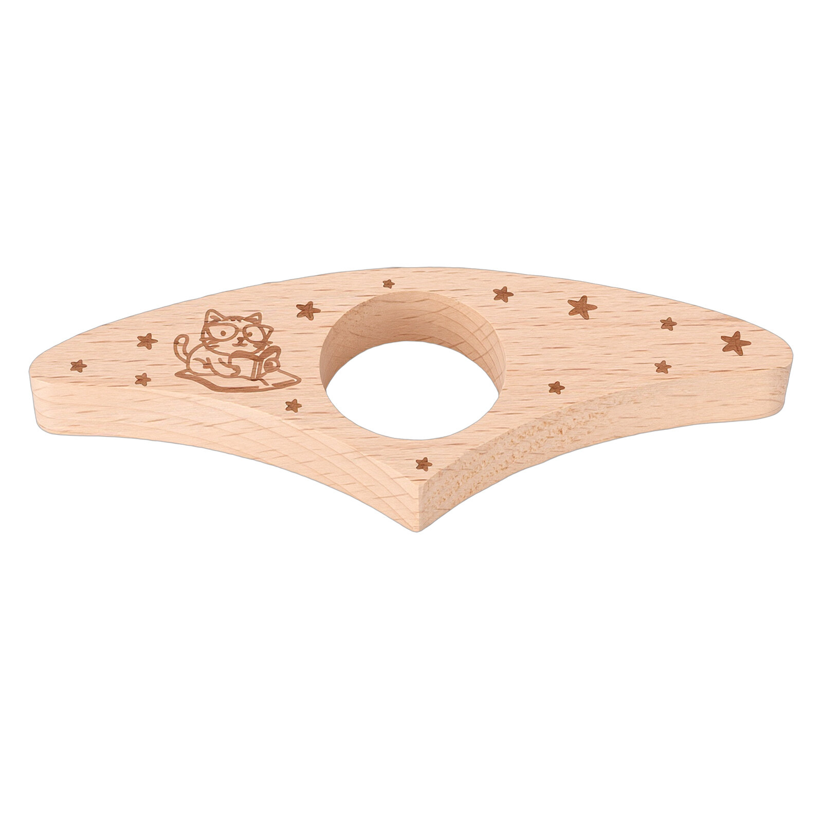 Подставка для страниц книги из сосновой древесины, открывалка для книг, закладка, аксессуар для чтения, для влюбленных. Звезда.