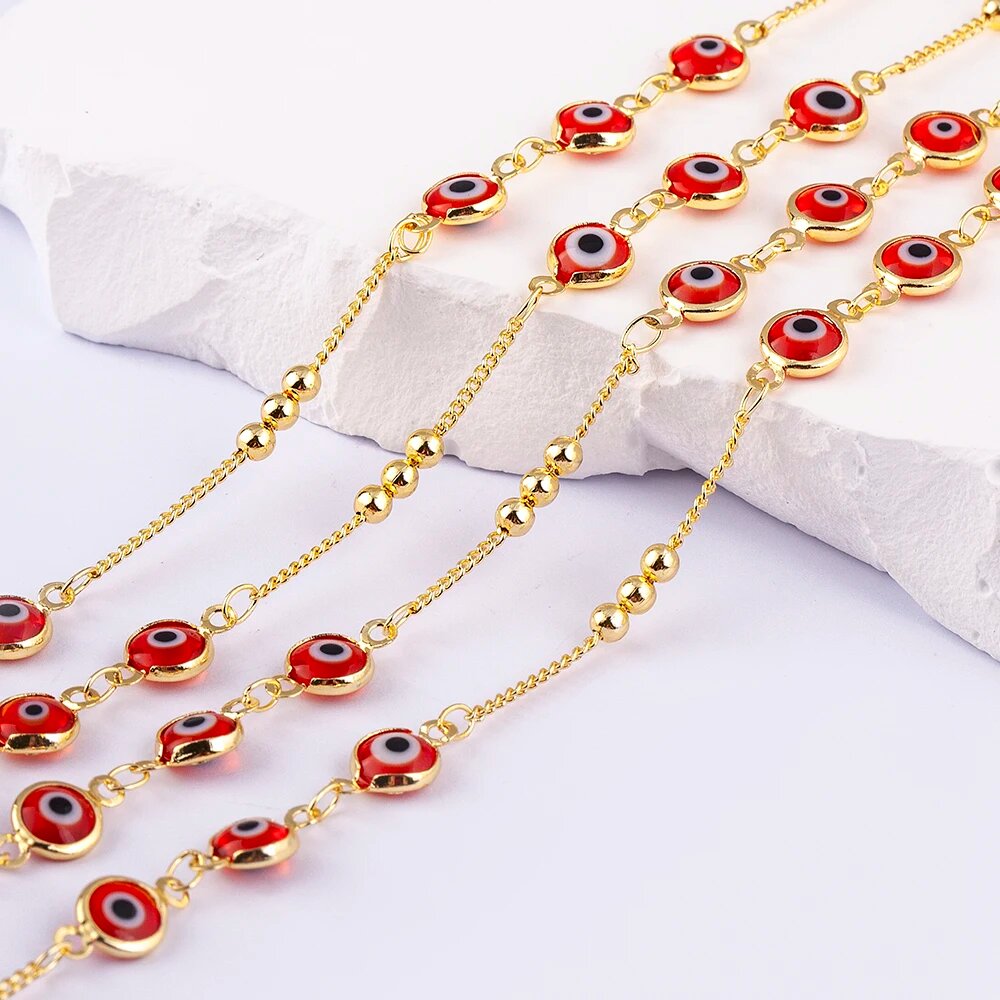 Цепочка для бижутерии золотого цвета