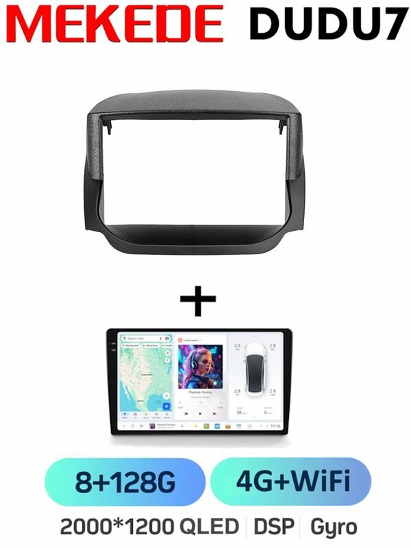 Магнитола 9" Mekede DUDU7 8/128 Gb для Ford EcoSport Eco Sport 2014-2018 carpay Android