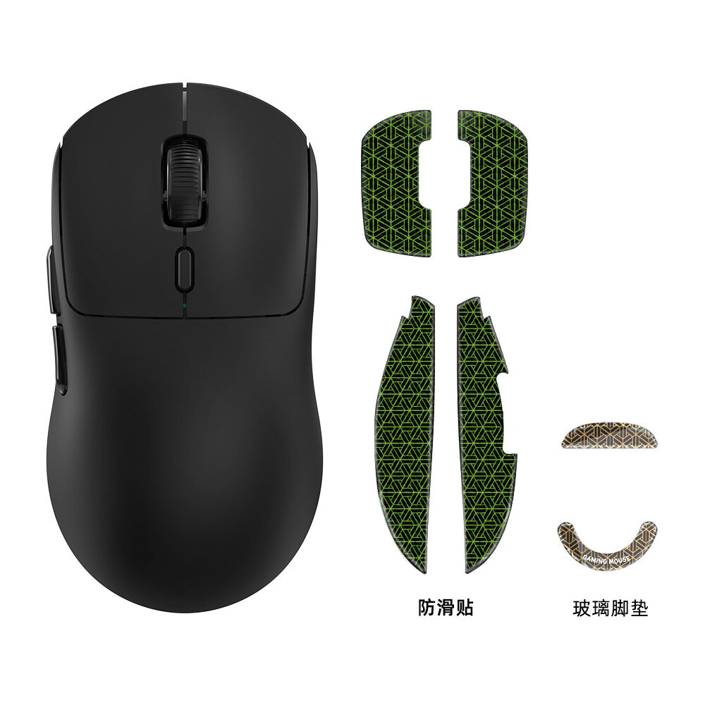 KYSONA M600V2 беспроводная игровая мышь с датчиком PAW3395, 55 г, легкая, двойной режим, серый
