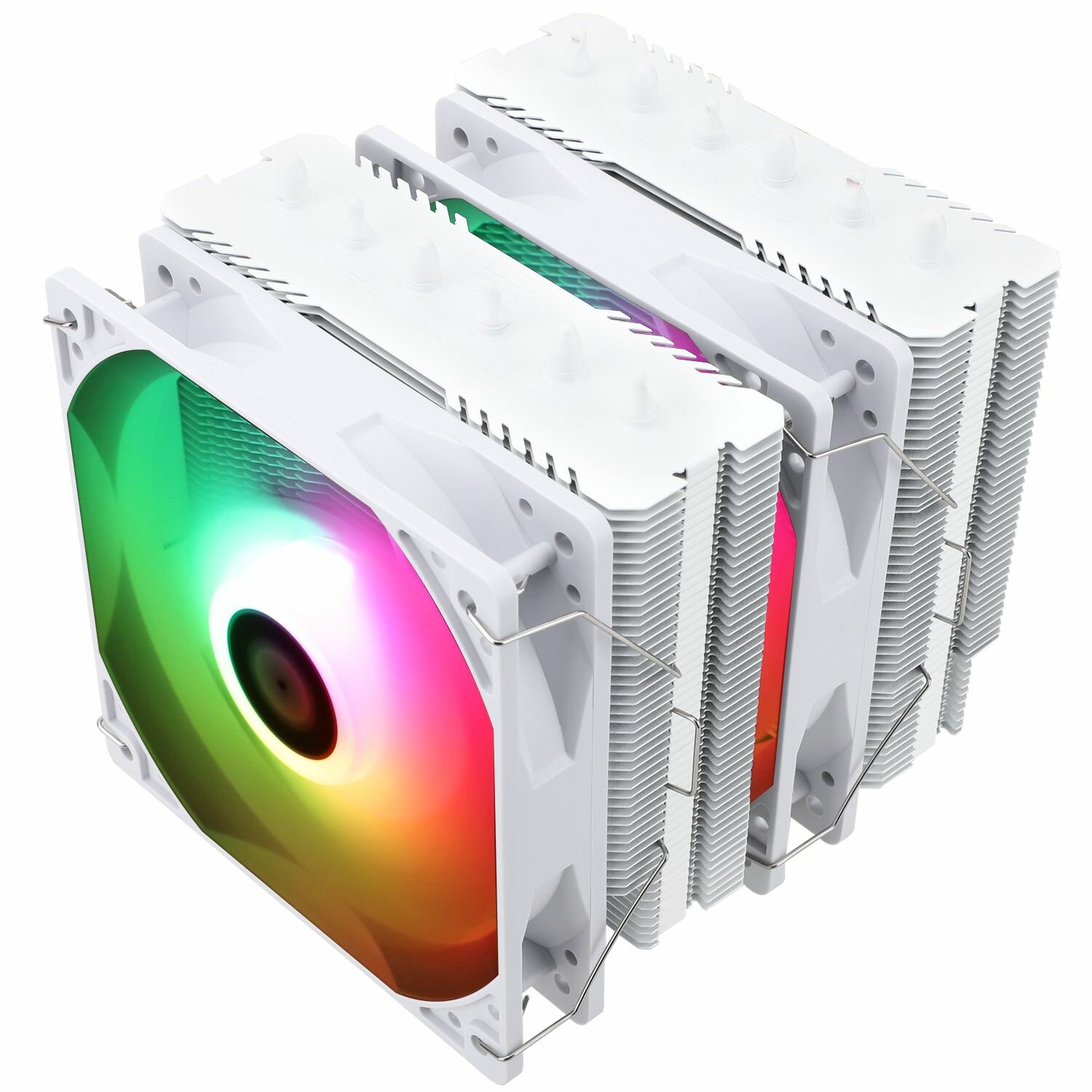 Кулер Thermalright Peerless Assassin 120 SE White ARGB LGA115X/1200/1700/AM4/AM5 (Dual Tower, 2x120mm ARGB PWM Fan, медное основание, 6 тепл. трубок 6мм) / TRPA120SEAW