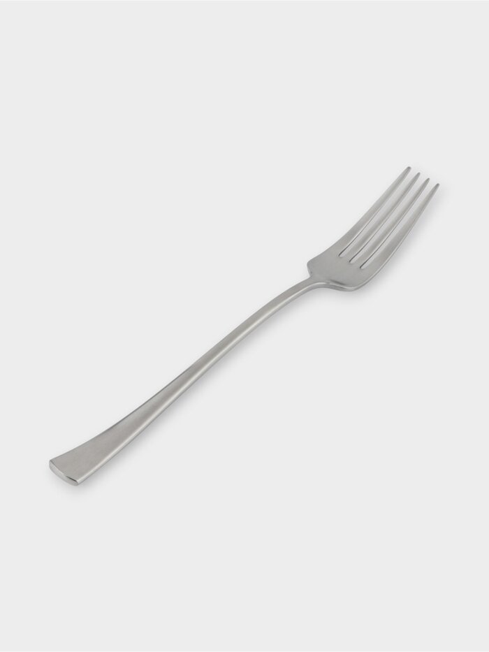 Вилка столовая Luxstahl Satin, длина 21 см, нержавеющая сталь, серебристая