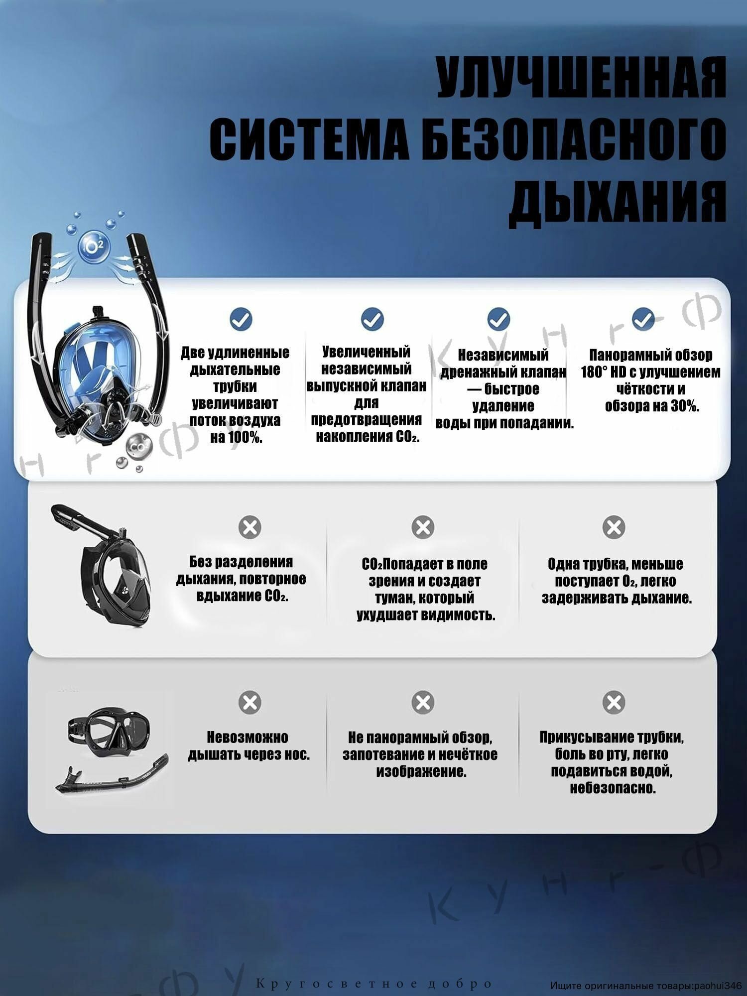 Маска для плавания — фото 1