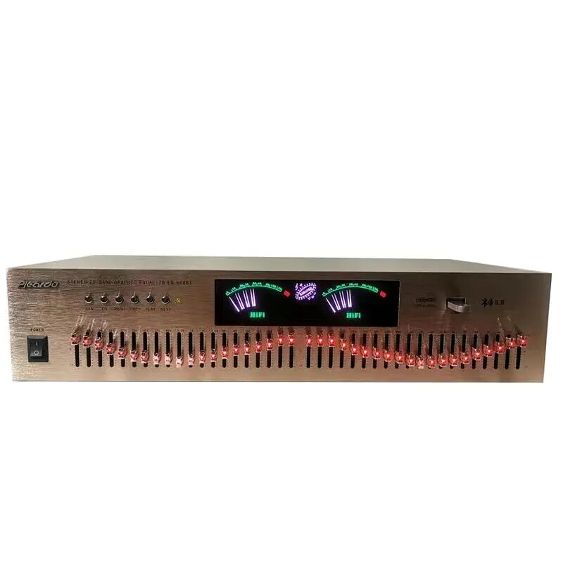 EQ666BT Графический эквалайзер Аудио цифровой контроллер эффектов/5.0 Bluetooth/USB, черный