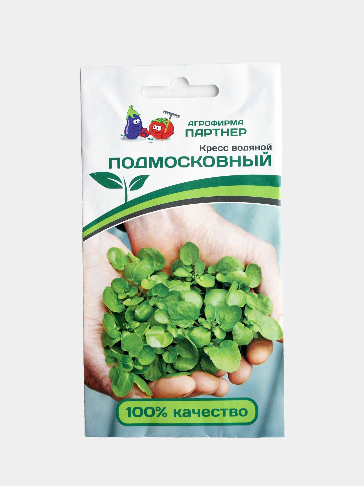 Семена Партнер Кресс Водяной "Подмосковный", Раннеспелый, Острый, Горчичный