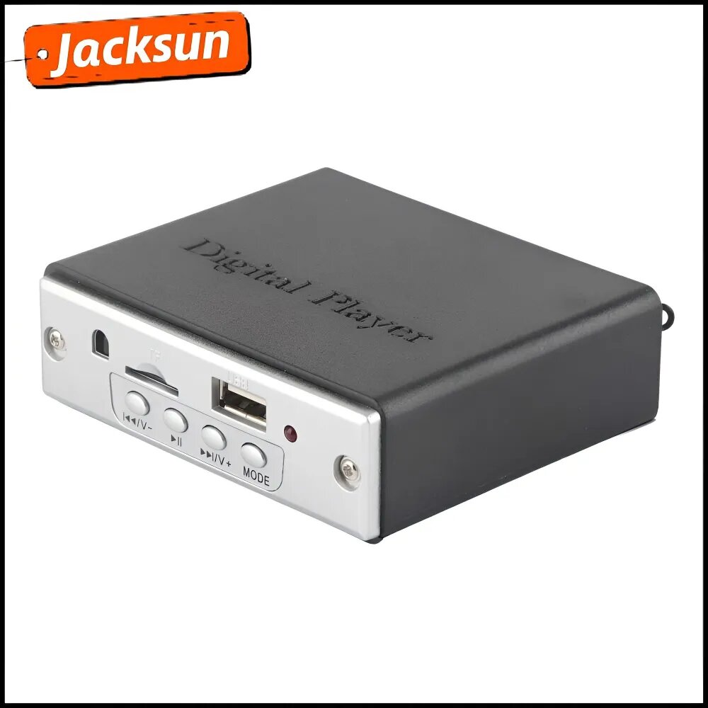 Аксессуар для автомагнитолы цифровой плеер, USB, MP3, TF карта, черный пластик