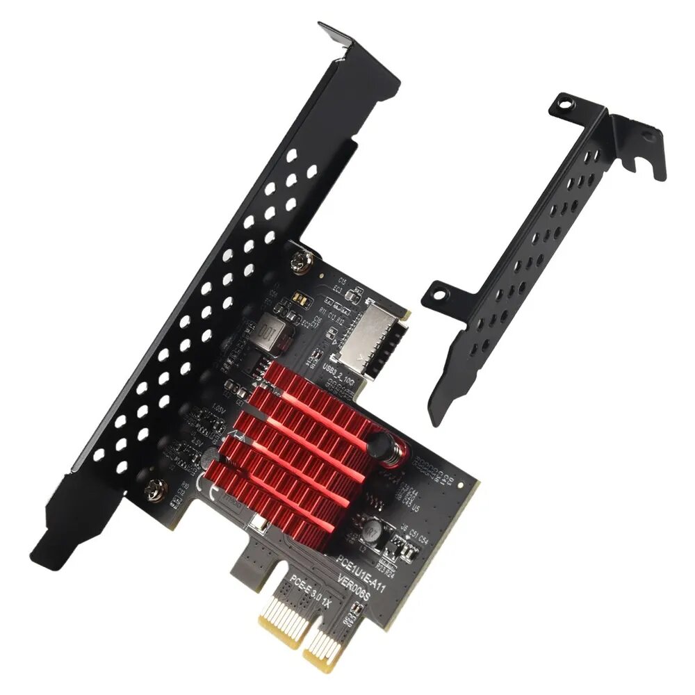 Кабель для компьютерной периферии, черный матовый, USB C PCIE карта