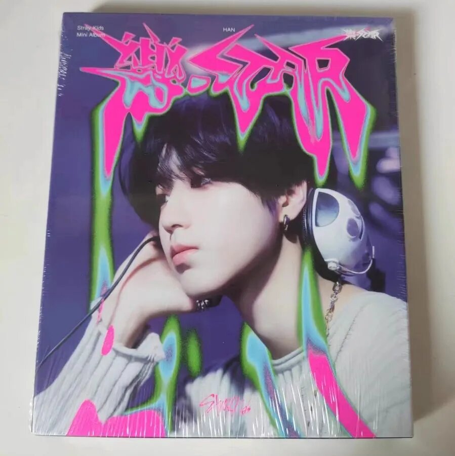 Оригинальный альбом Stray Kids - ROCK-STAR (POSTCARD VER.) Han фотокарты альбом K-pop