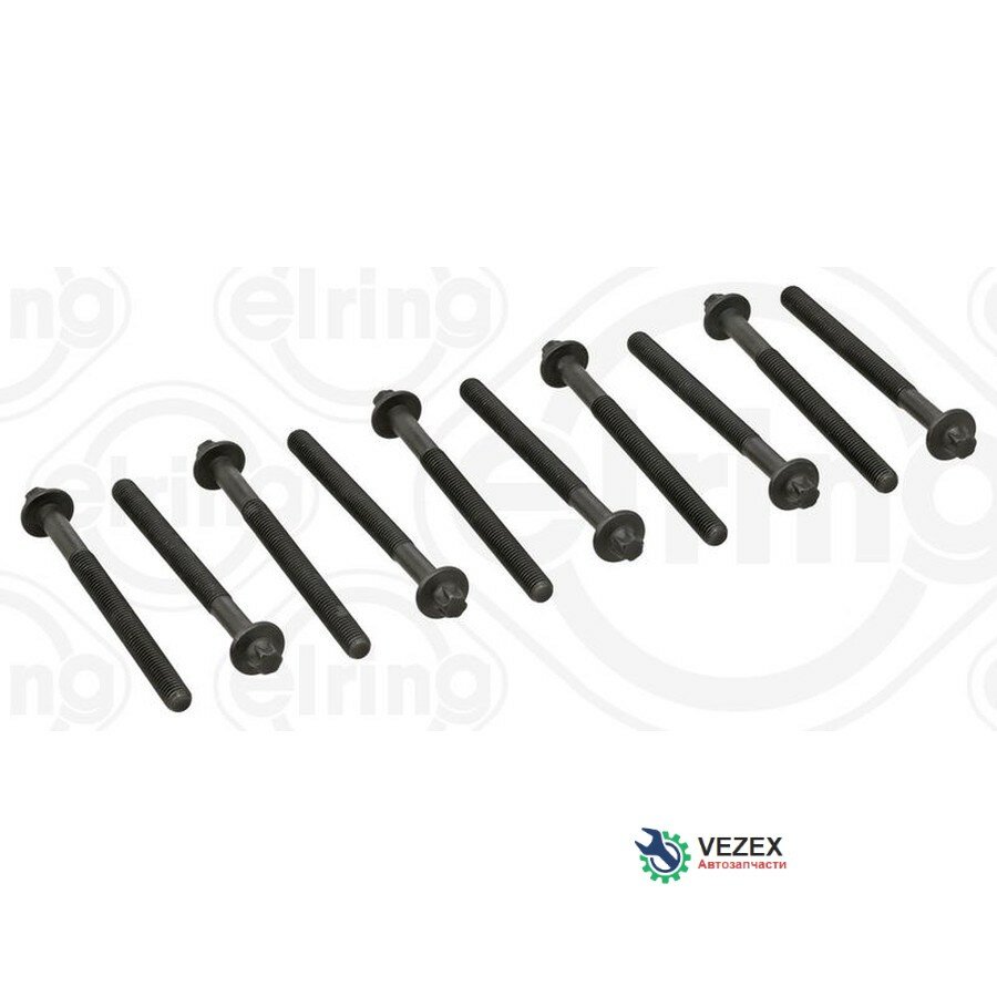 ELRING 151890 к-кт болтов ГБЦ! 10шт.\ Renault Megane/Scenic/Laguna 1.4/1.6 16V 99>