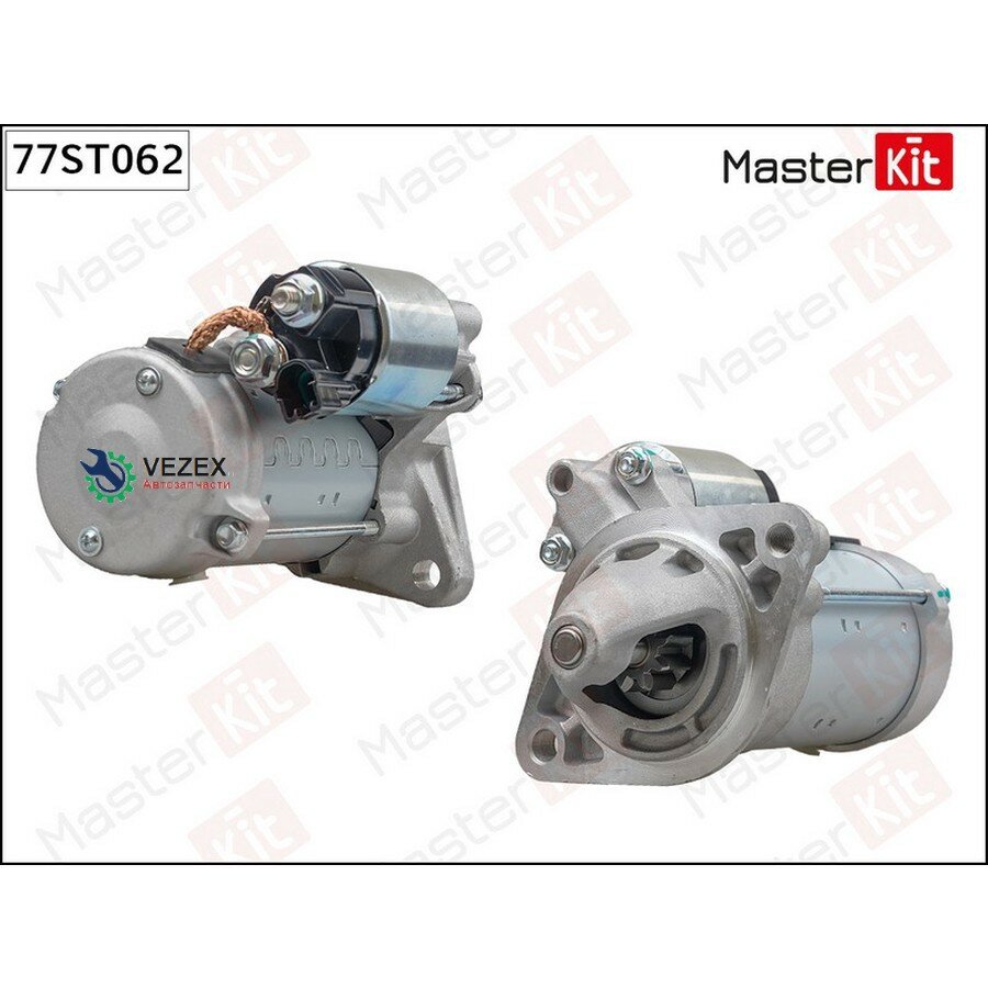 MASTERKIT 77ST062 Стартер TOYOTA AVENSIS 1.6/1.8 03-08 (1.3kw) Masterkit