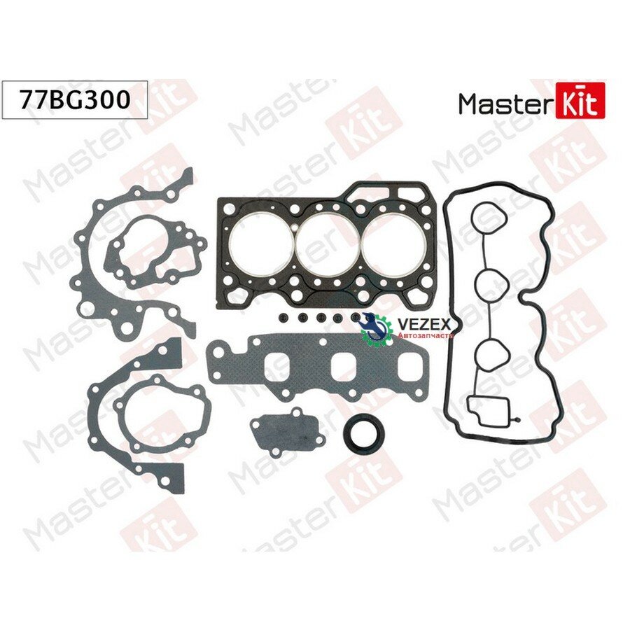 MASTERKIT 77BG300 Комплект прокладок ГБЦ CHEVROLET F8CV 77BG300