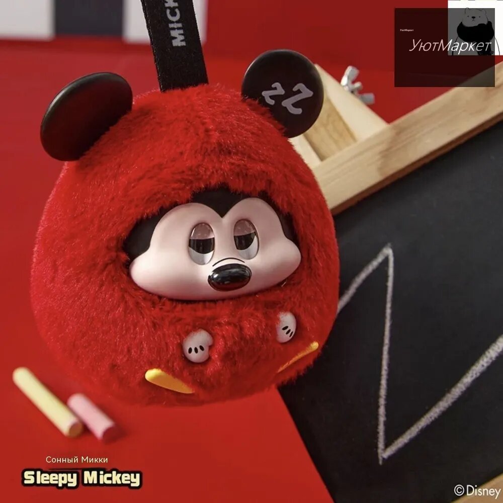 Фигурка в коробке Зверополис Disney лабубу-MINISO, Sleepy Mickey 1 pcs
