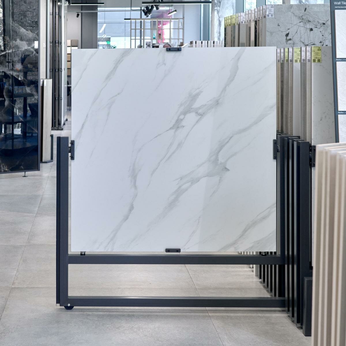 Керамогранит Neodom Statuario Royal Matt 120x120 N20523 мрамор матовая Глазурованная, Износостойкая, Морозостойкая, морозостойкая