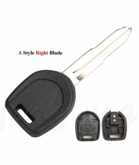 Корпус ключа для Mitsubishi Colt Lancer Mirage Outlander Pajero — чёрный пустой, без кнопок, MIT11R с правой стороны