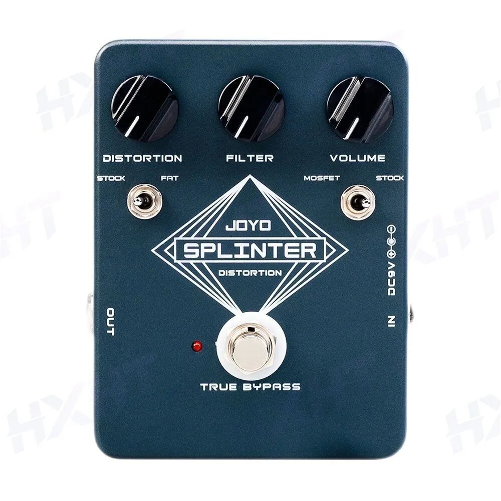 JOYO JF-21 Классическая Педаль Дисторшна Для Электрогитары Fuzz Distortion Effect Real Bypass