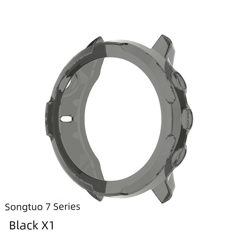 Чехол для часов Suunto 7, черный - прочная защита для трекинга активности