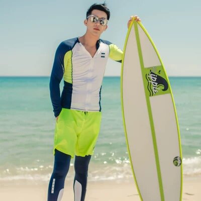 Корейский гидрокостюм для женщин, раздельный купальник с длинными рукавами для мужчин и женщин, быстросохнущий,