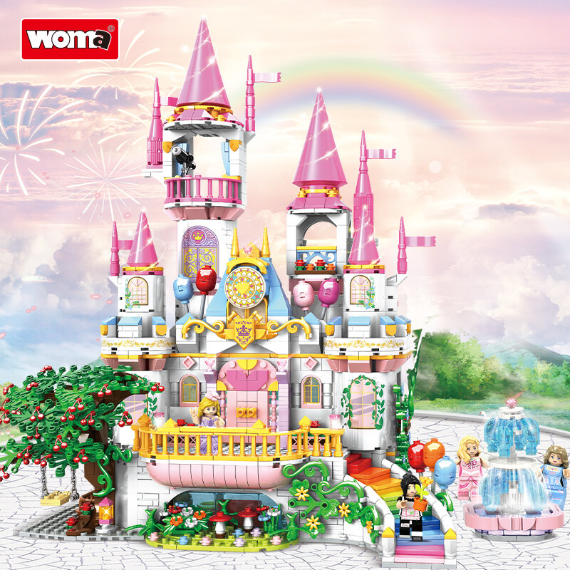 Конструктор WOMA замок Уиндзор, совместимый с Lego, большой набор для строительства Характеристики：Конструктор замка