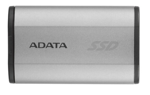 Внешний твердотельный накопитель ADATA External SSD SD810, 2000GB, Type-C, USB 3.2 Gen2х2, серебристый