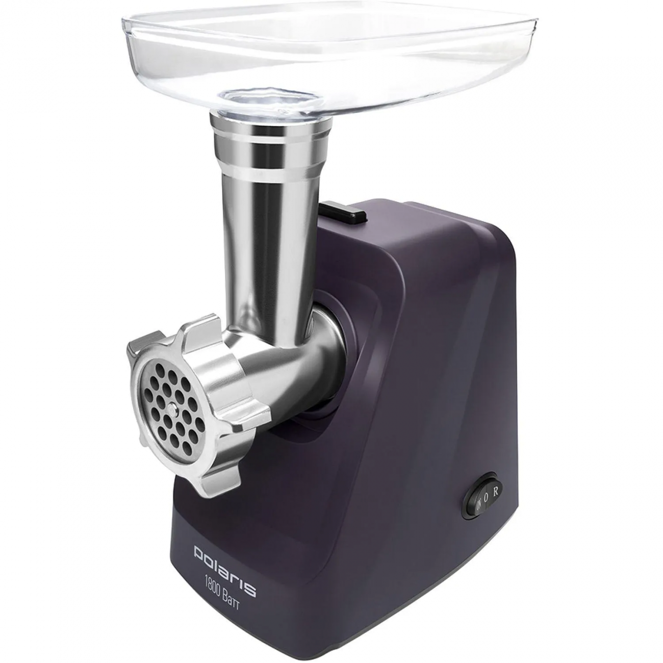 Мясорубка Polaris PMG 1852 RUS, 1800 Вт, бордовый 985647