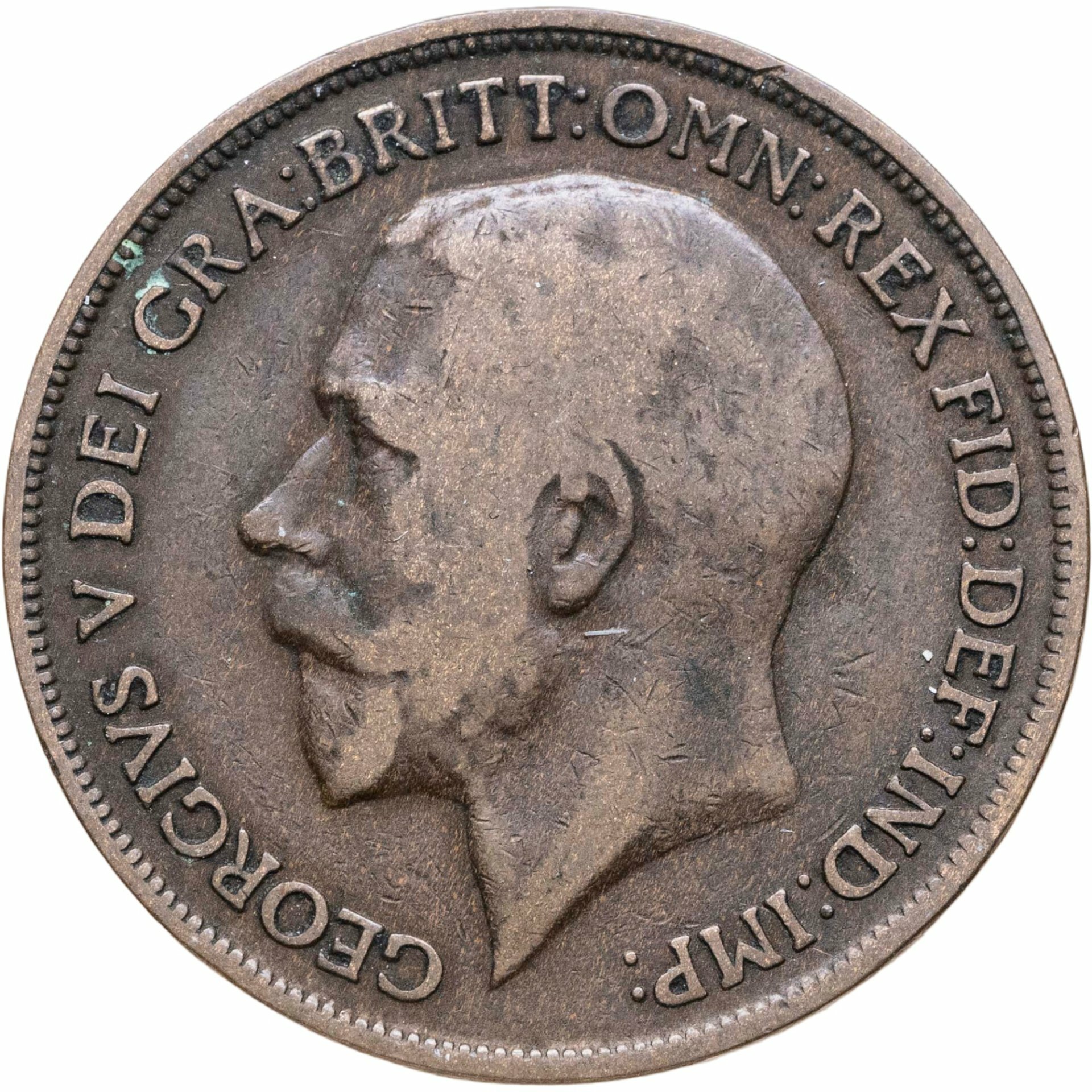 Великобритания 1 пенни (penny) 1918 Без отметки монетного двора