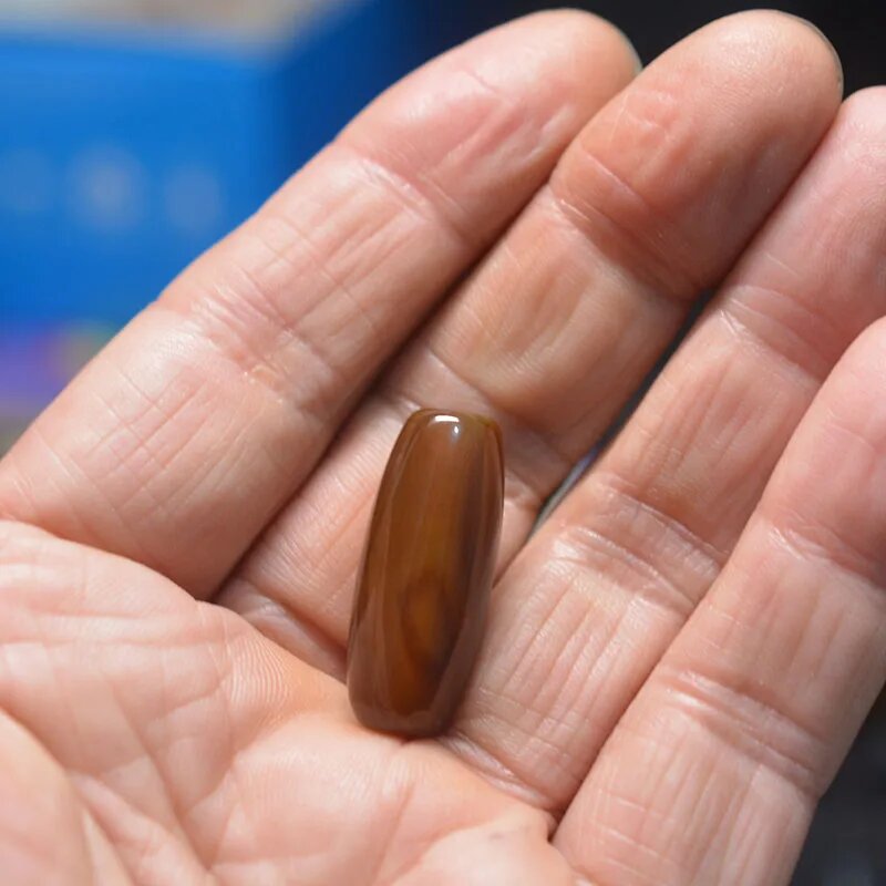 Натуральные бусины дзи глаза овальные 5