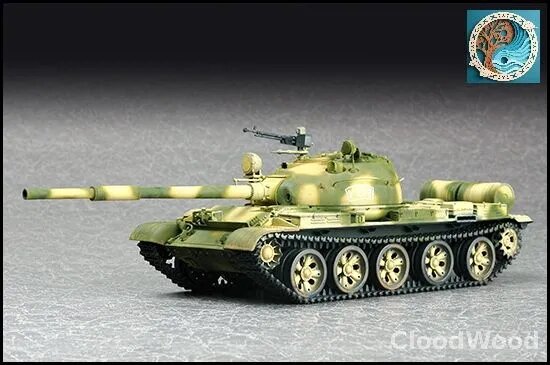 Trumpeter 07147 1:72 Российский средний танк Т-62 образца 1972 года Сборная модель военной техники