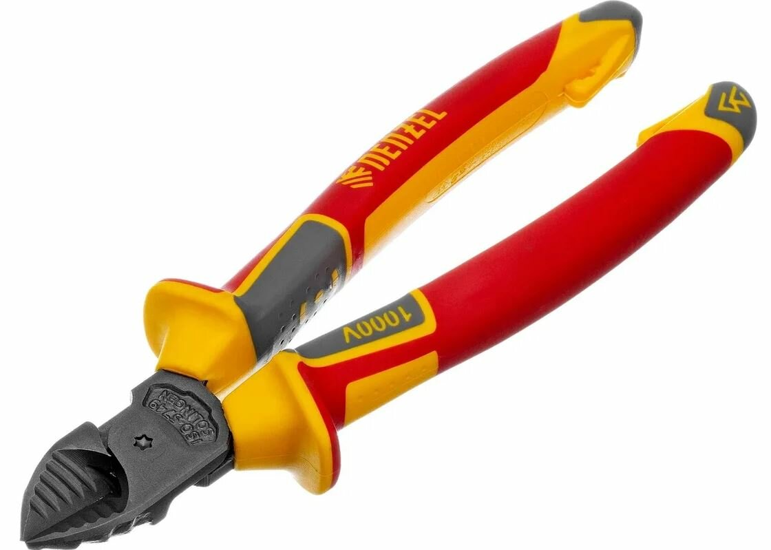 Бокорезы Denzel до 1000 В, диэлектрические трехкомпонентные рукоятки, 180 мм, арт. 17789