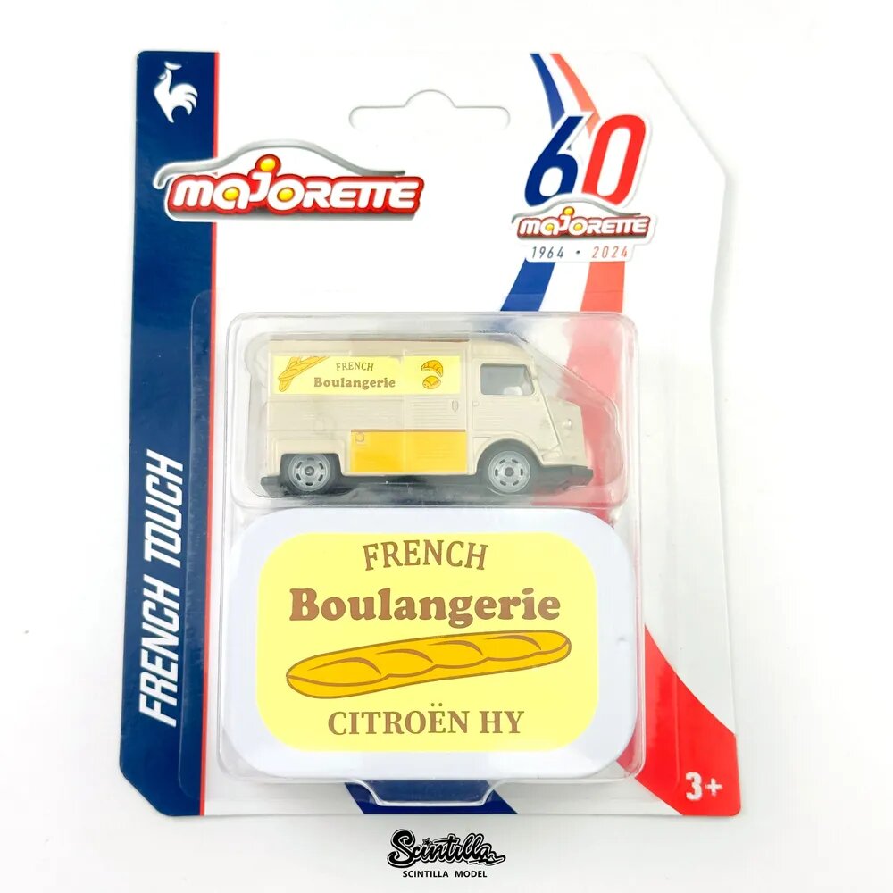 Масштабная модель автомобиля majorette 1/60 60th anniversary French Cuisine Alloy Car Model Collection Gift