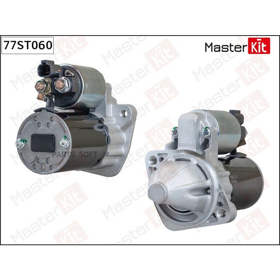 MASTERKIT 77ST060 Стартер 12V 0.9 kW