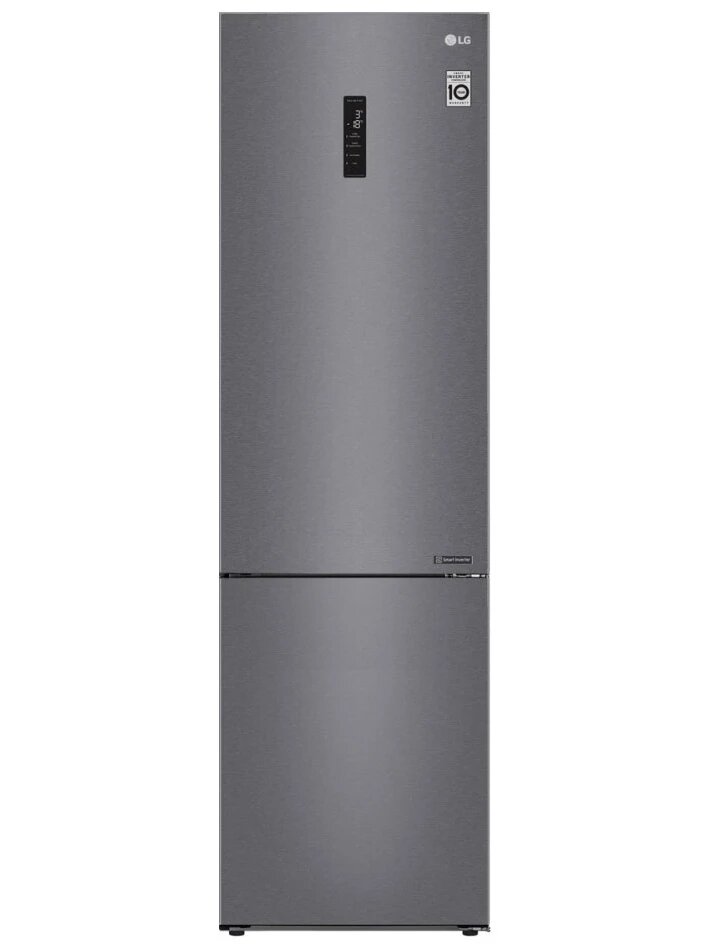 Холодильник LG GA-B509 CLSL графит (Full No Frost, дисплей), инверторный компрессор