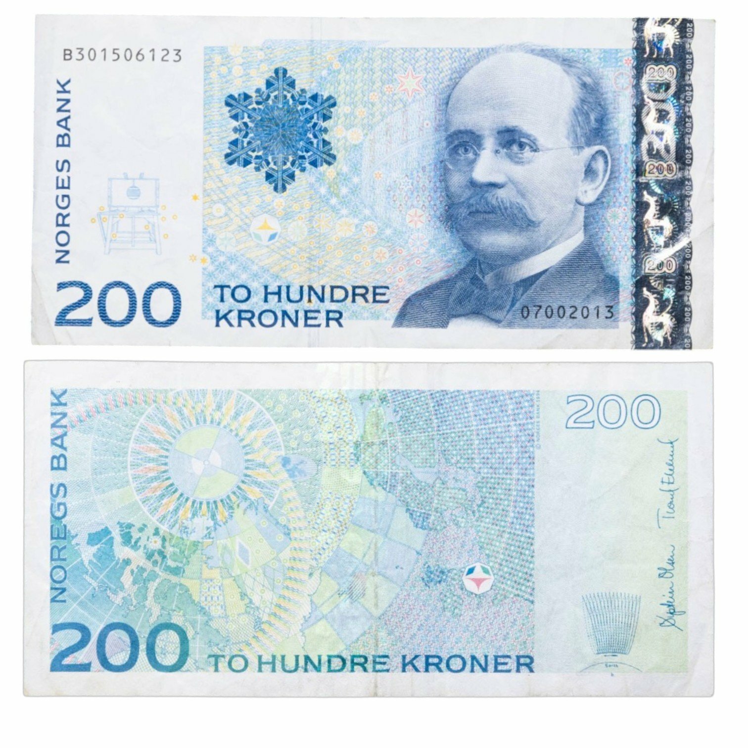 Норвегия 200 крон 2009 года
